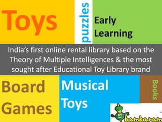 Franchising - Bambaram toy library | PDF