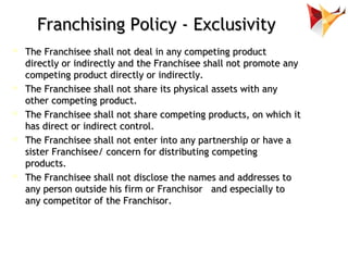Franchising Strategy Execution Programme | PPT