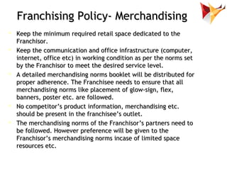 Franchising Strategy Execution Programme | PPT