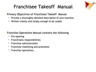 Franchising Strategy Execution Programme | PPT