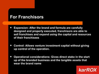 Franchising - The Future Of Business Expansion | PPT