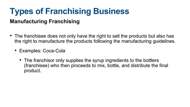 Franchising 1 | PPT