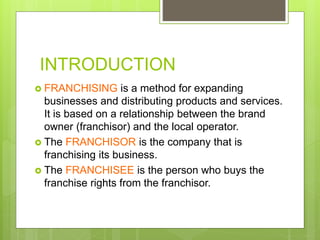 Franchising | PPTX