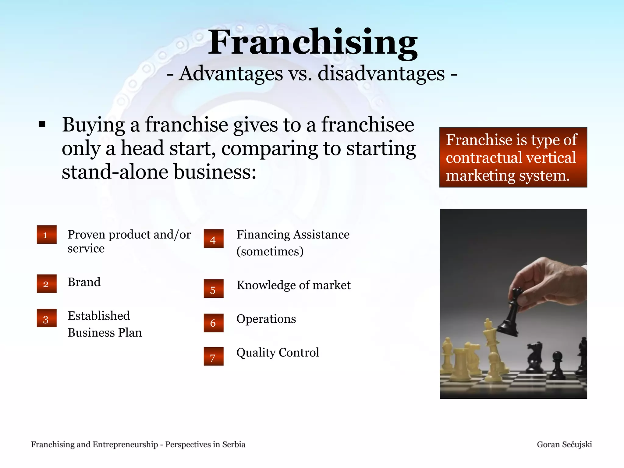Franchising&Entrepreneurship | PPT