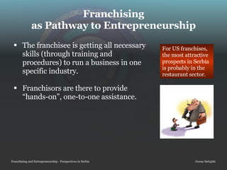 Franchising&Entrepreneurship | PPT