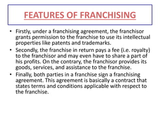 Franchising & licensing | PPTX