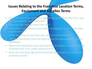 Franchising process | PDF