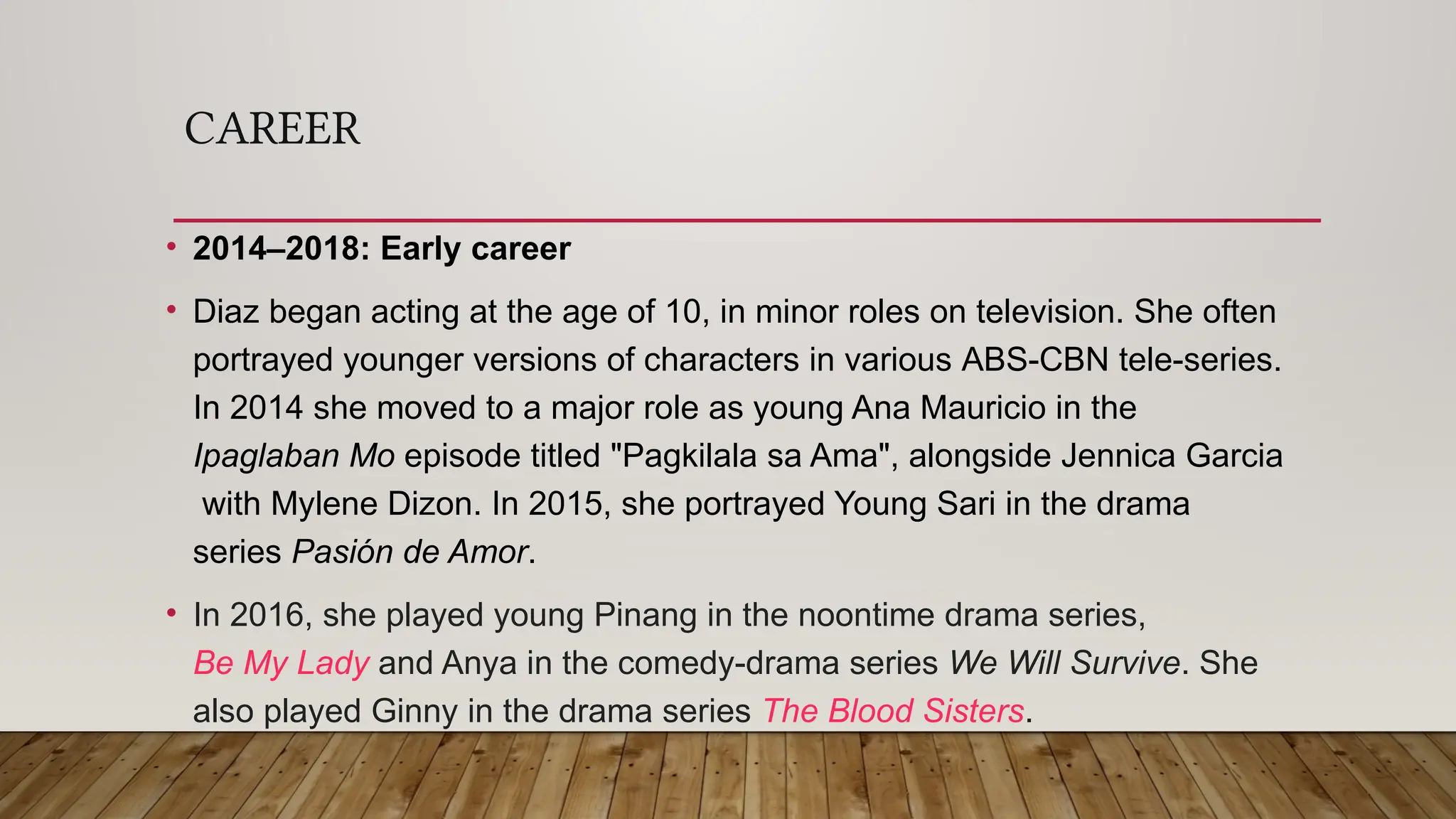 Francine Diaz Biography, Early life, Career.pptx