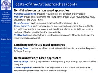 Using Interactive Genetic Algorithm for Requirements Prioritization | PDF | Computer Software ...