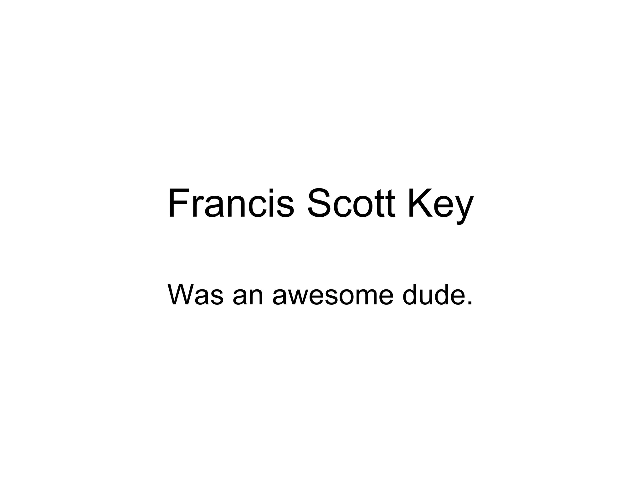 Francis Scott Key | PPT