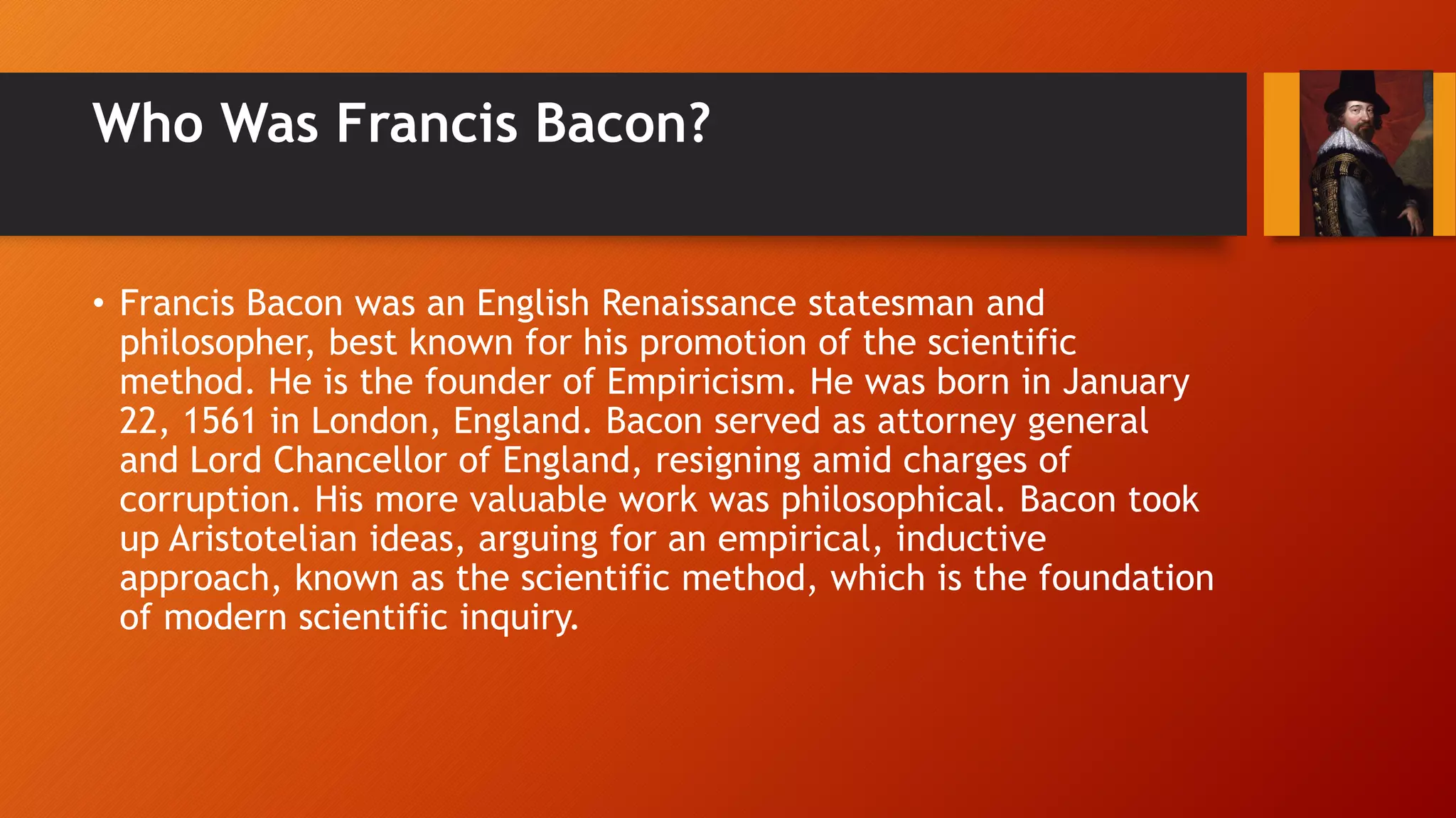 Francis bacon | PPTX