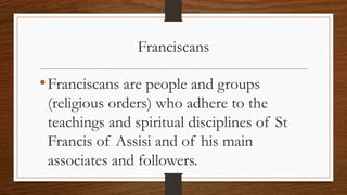 Franciscans | PPTX