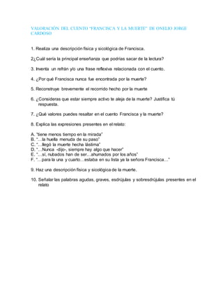 Francisca y la_muerte | PDF