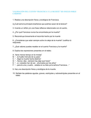 Francisca y la_muerte | DOCX