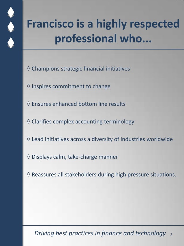 Francisco Chavez Presentation | PPSX