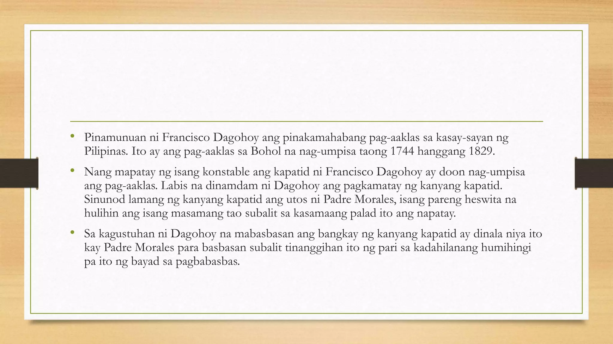 Francisco Dagohoy | PPTX