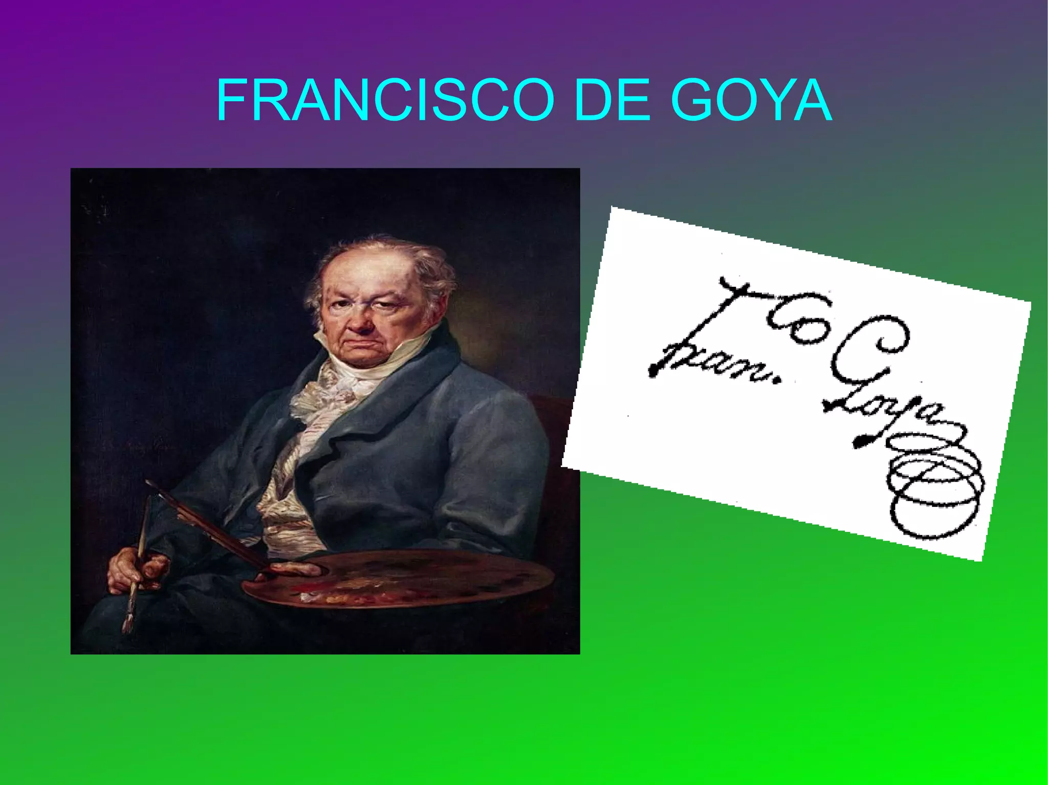 Francisco de goya lana | ODP