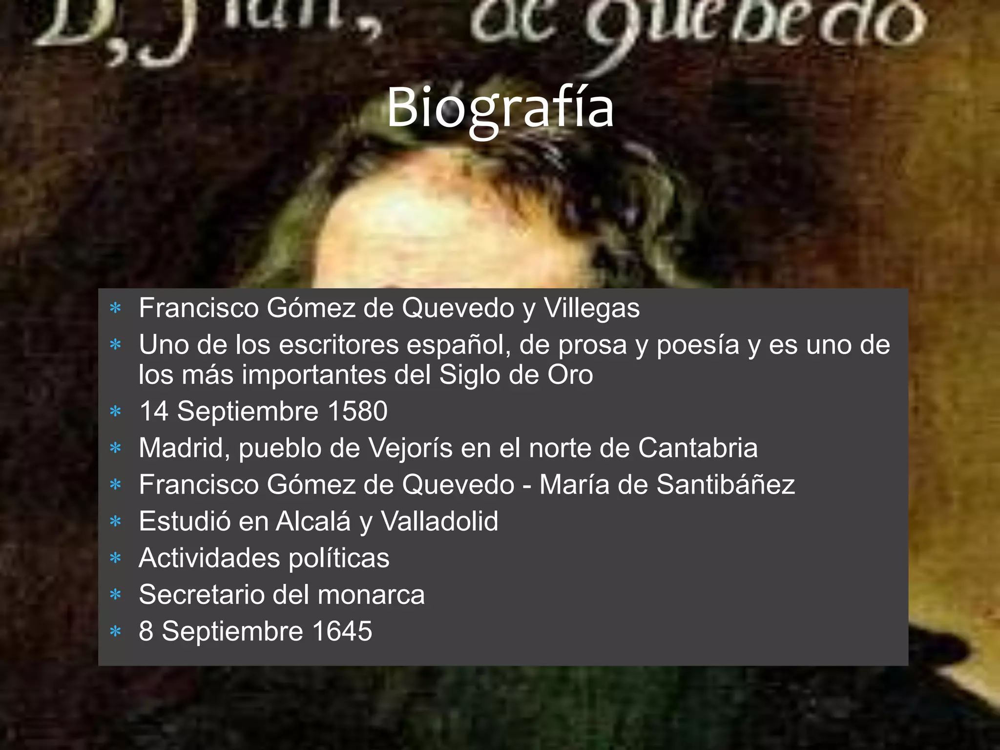 Francisco de quevedo | PPTX