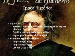 Francisco de quevedo | PPTX