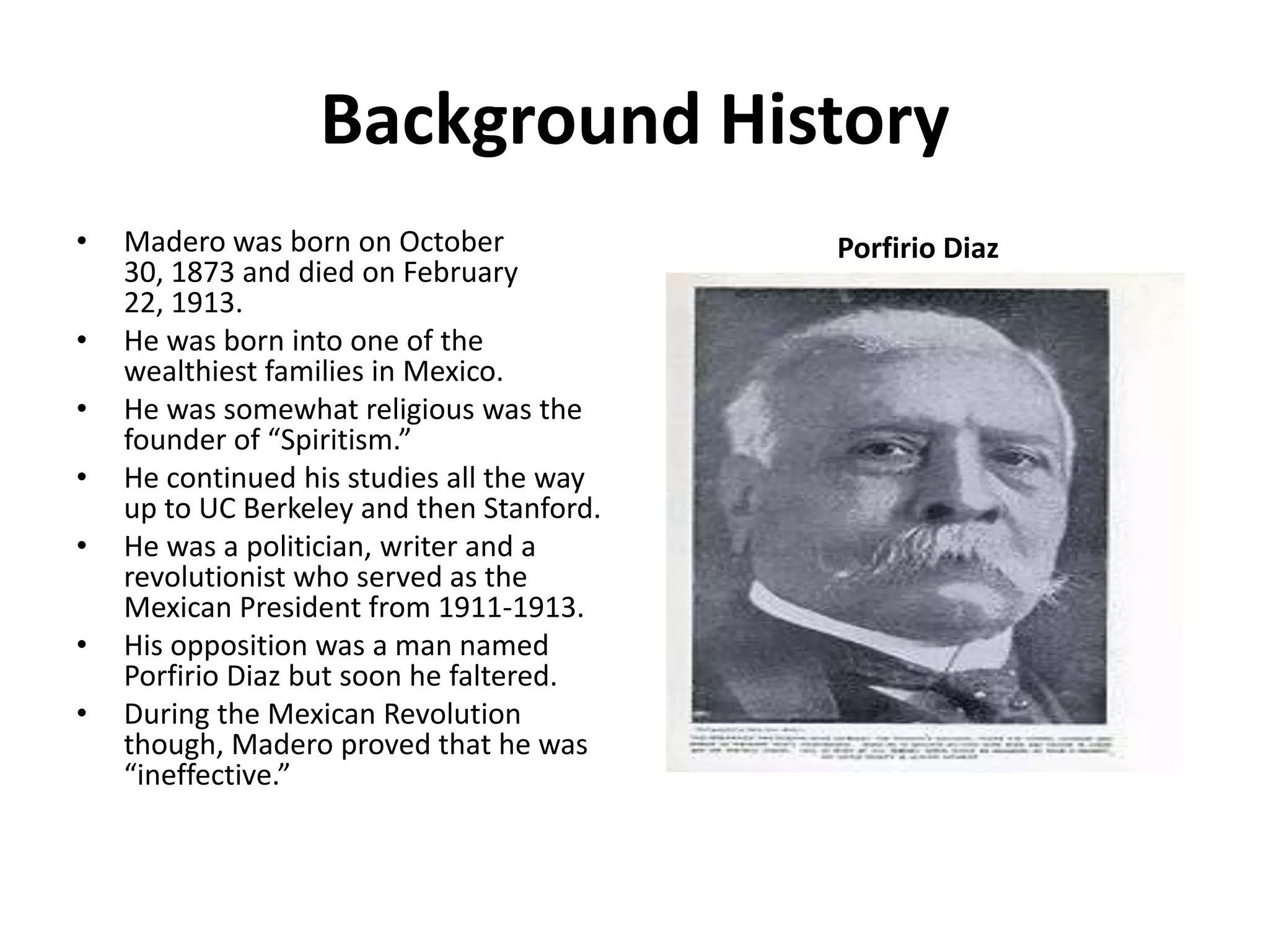 Francisco i madero | PPTX