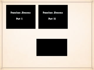 Francisco jimenez | PDF