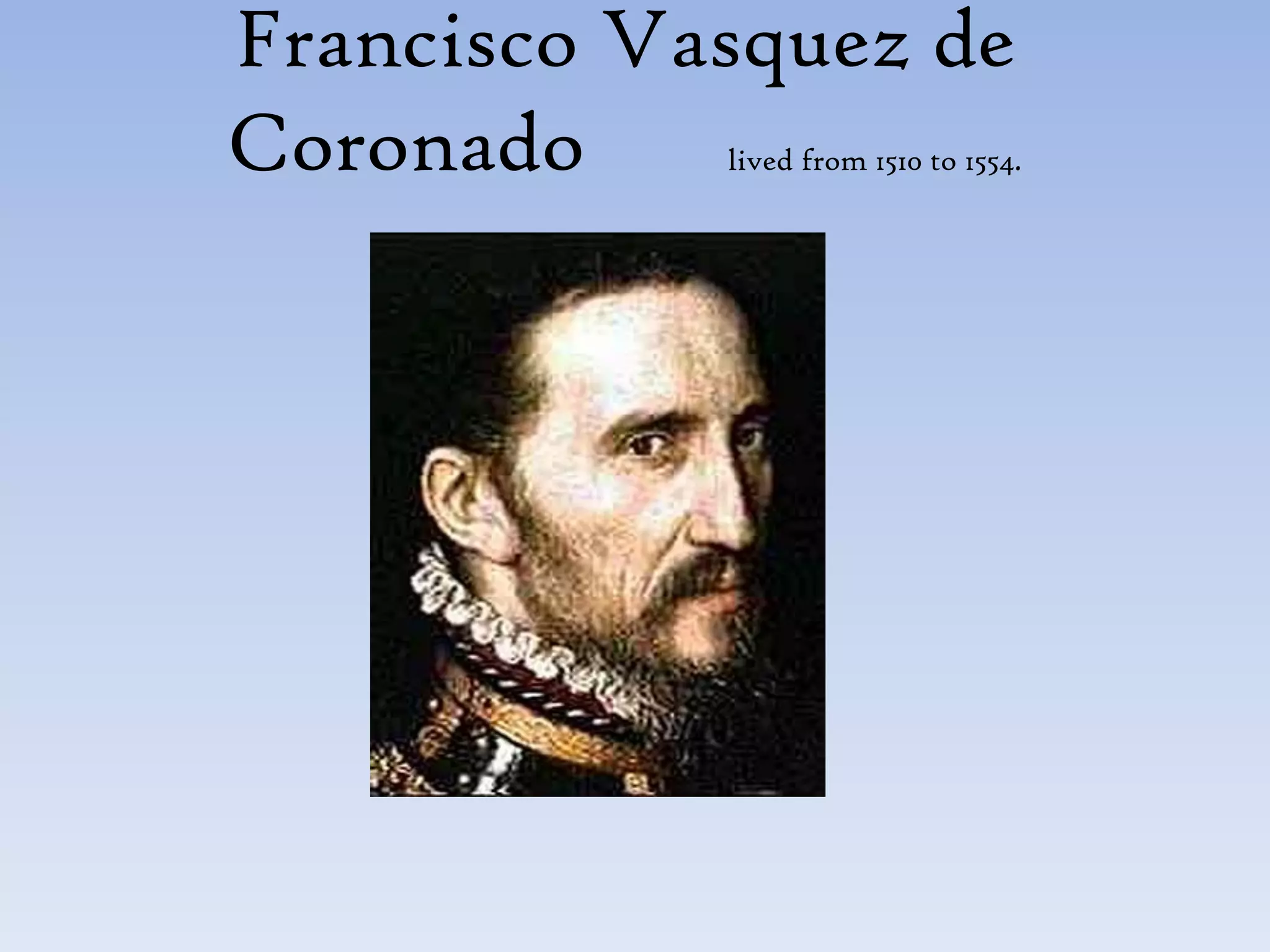 Francisco Vasquez De Coronado Kv | PPT