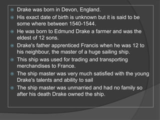 Francis drake | PPTX