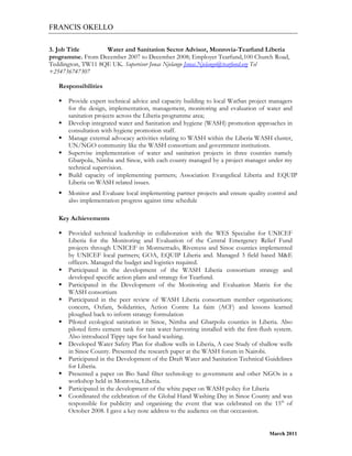 Francis Okello Resume | PDF