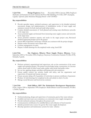 Francis Okello Resume | PDF