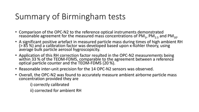 Using Low Cost Particle Sensors For Characterisation Of Urban Air Pollution Insights From