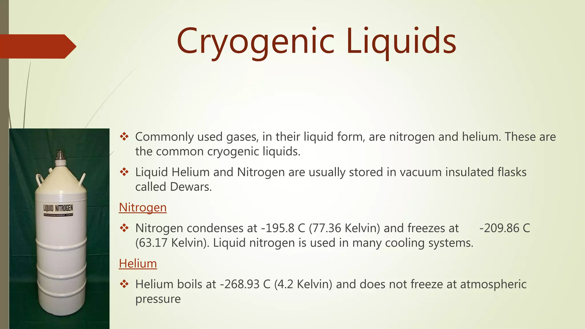 Cryogenic Technology | PPTX