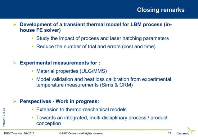 Additive Manufacturing Process Simulation Ppt
