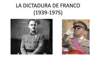 Franco y su dictadura | PPT