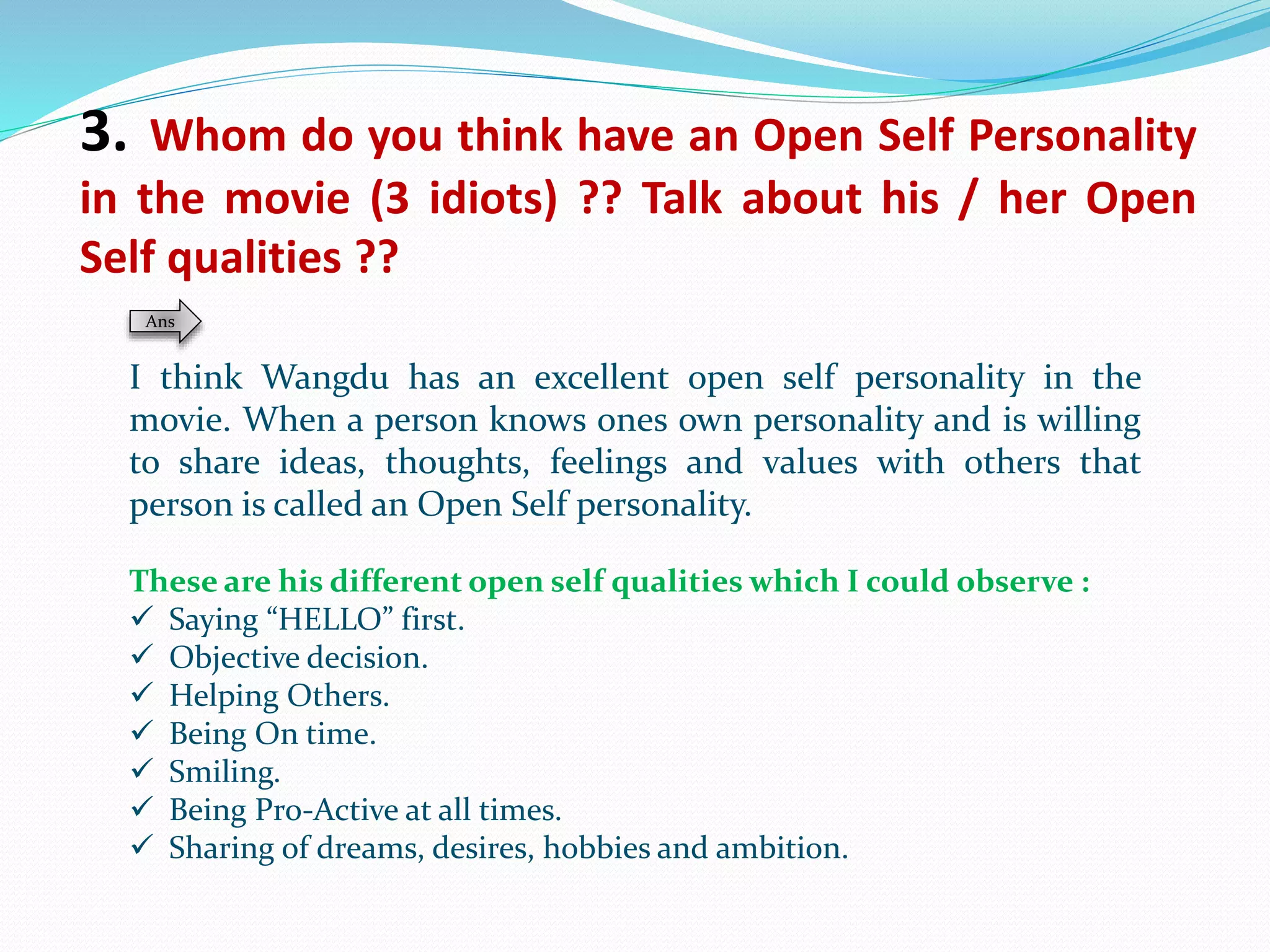 Franfinn personality development ppt 2016 | PPSX