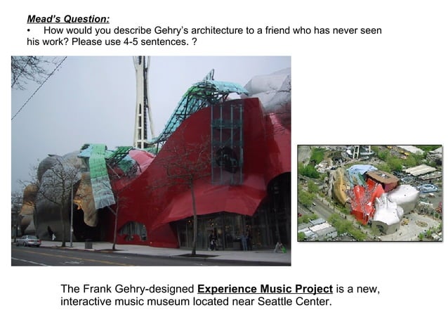 Frank Ghery Presentation | PPT