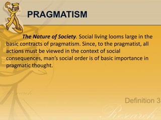 The Pragmatic Approach | PPTX