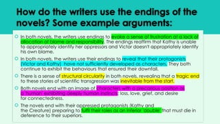 Frankenstein & Never Let Me Go Revision A Level Edexcel | PPTX