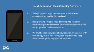 Next Generation Idea Screening | PPT