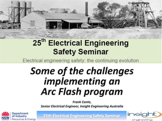 Frank Conte Arc flash program | PDF