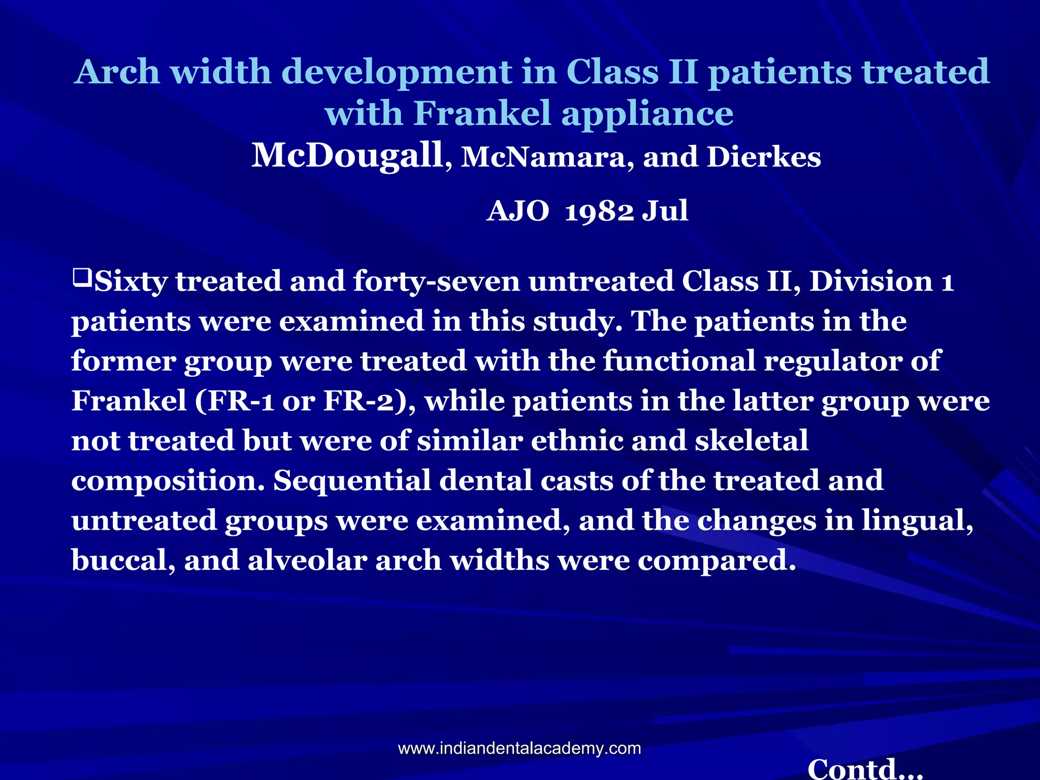 Frankel functional appliance | PPT