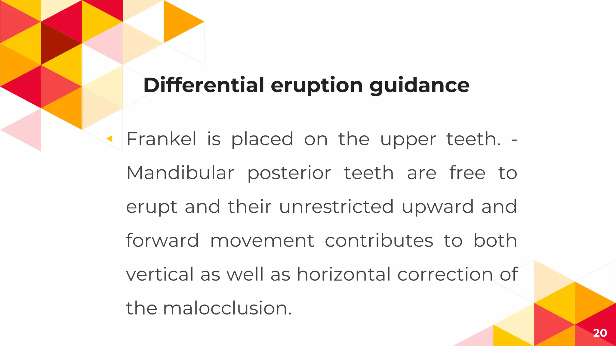 Frankel appliance | PPTX