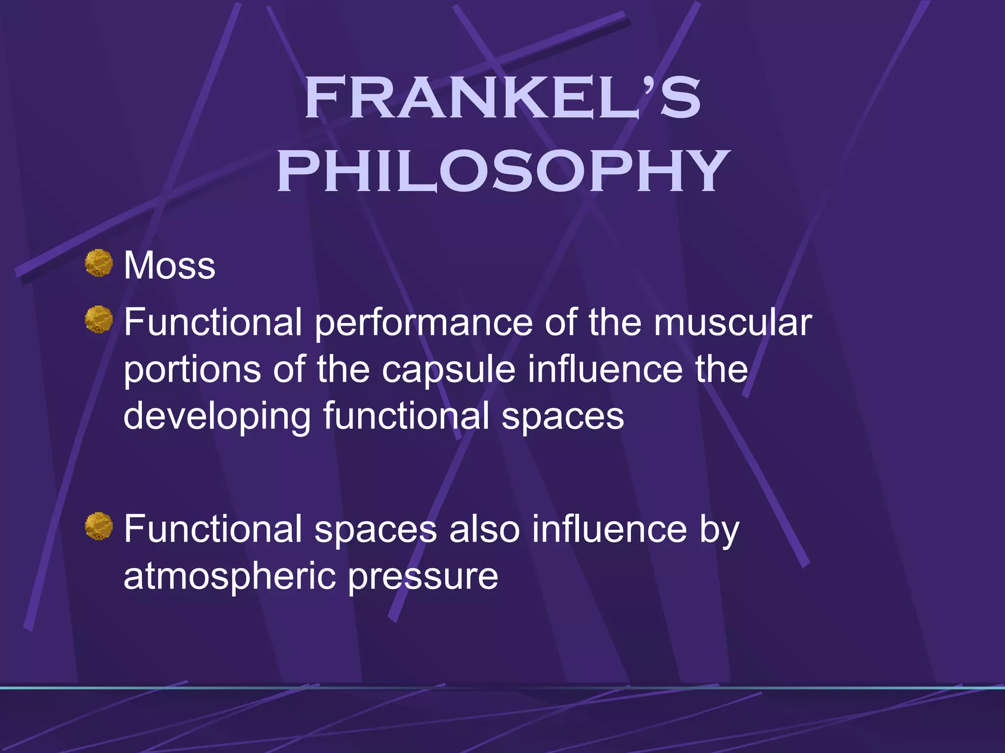 Frankel’s functional regulator | PPT