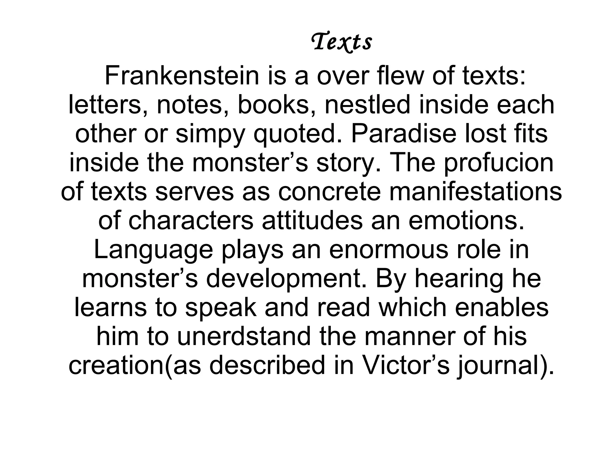 Frankenstein | PPT