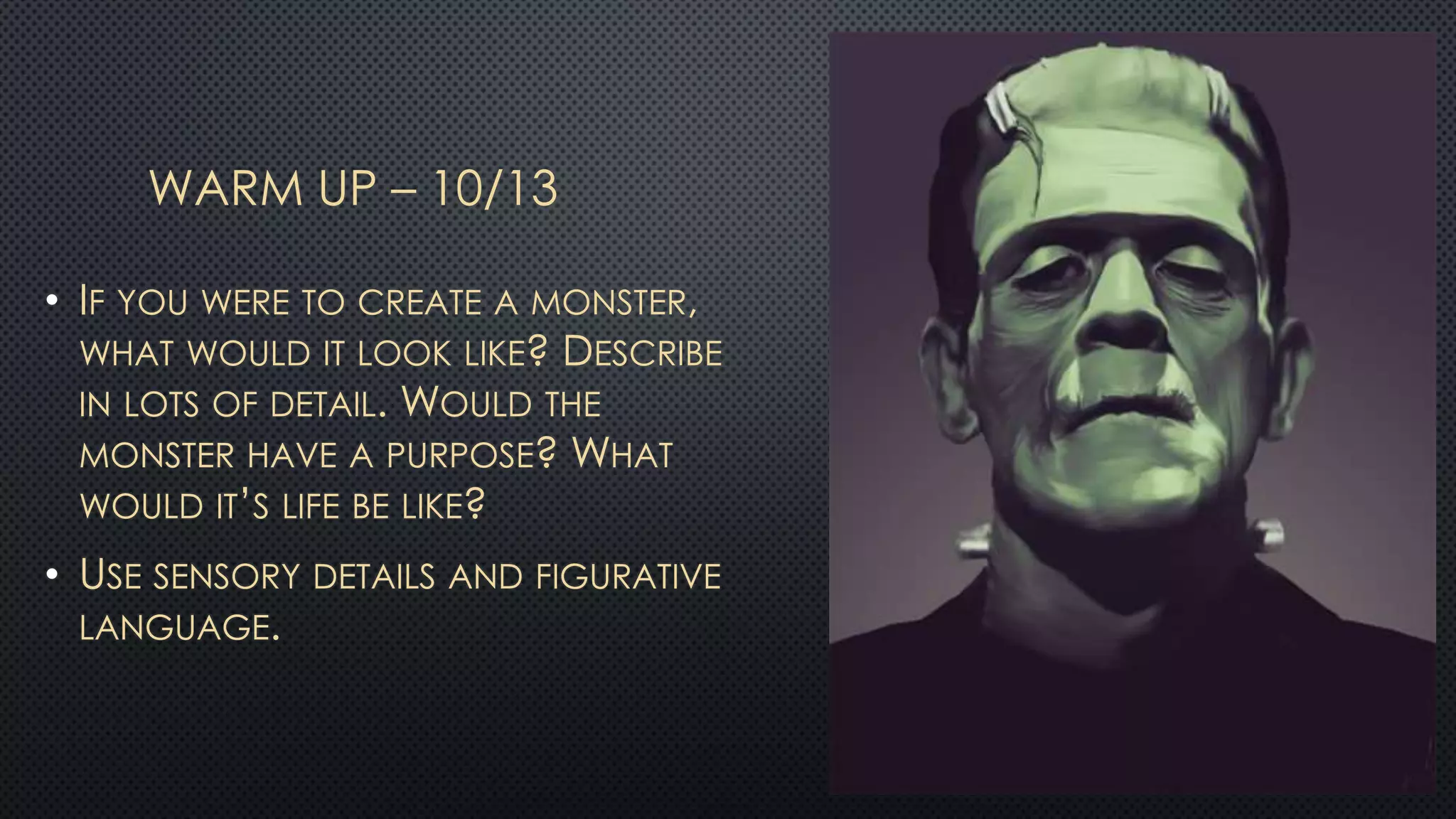Frankenstein - The Play | PPTX