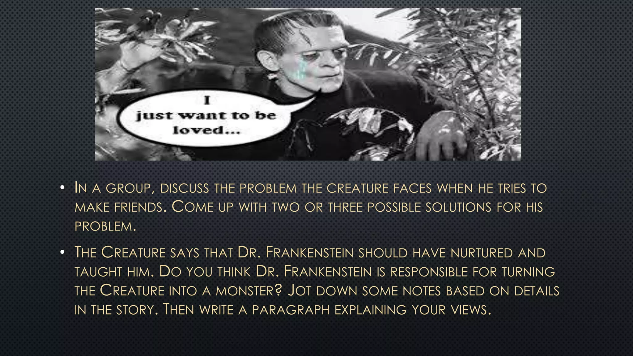 Frankenstein - The Play | PPTX