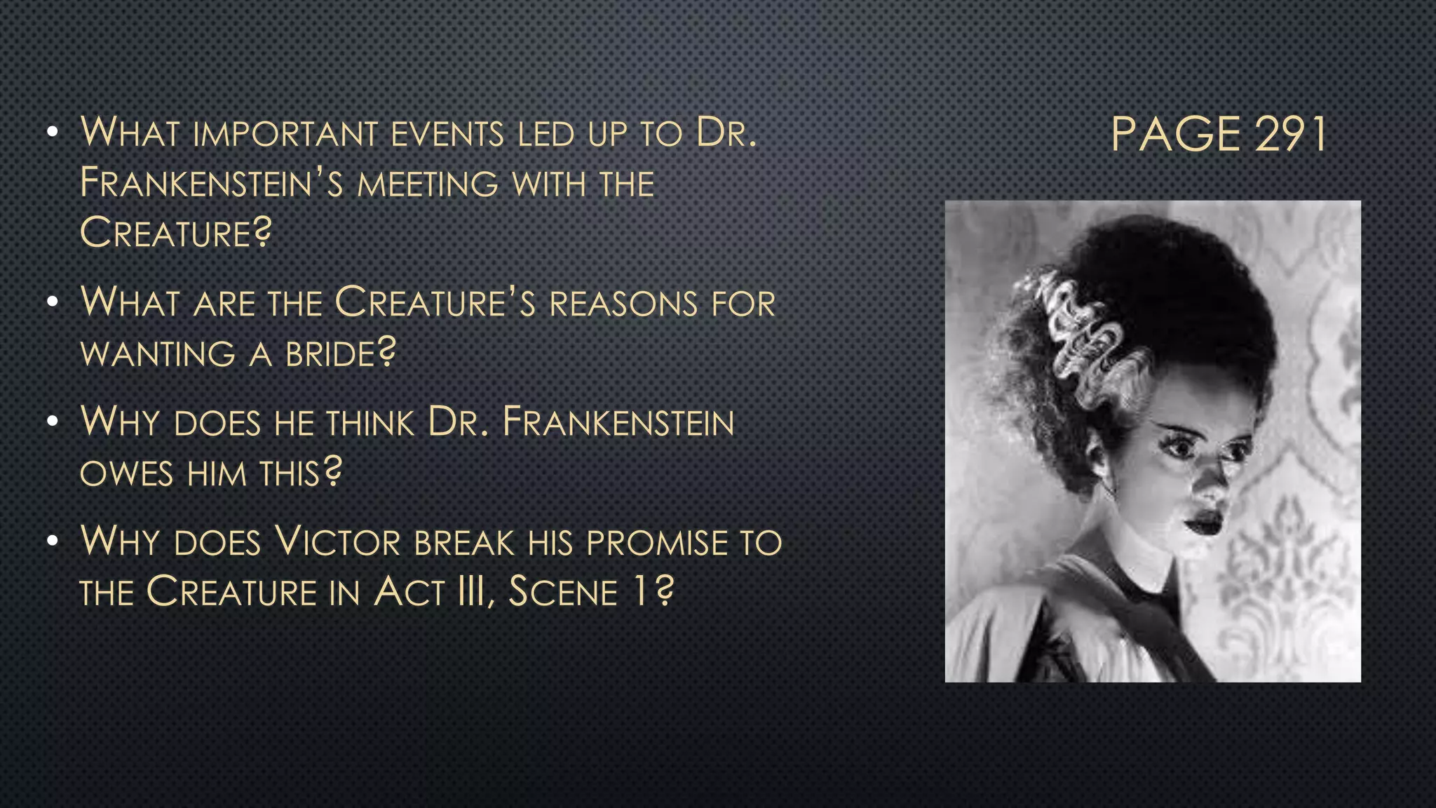 Frankenstein - The Play | PPTX