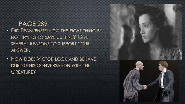 Frankenstein - The Play | PPT