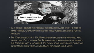 Frankenstein - The Play | PPTX