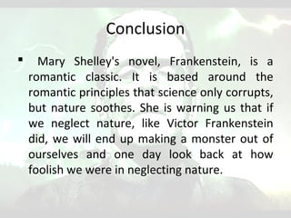 Romanticism in Frankenstein | PPT