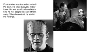 Frankenstein Heroes and Villains Nadja L | PPT